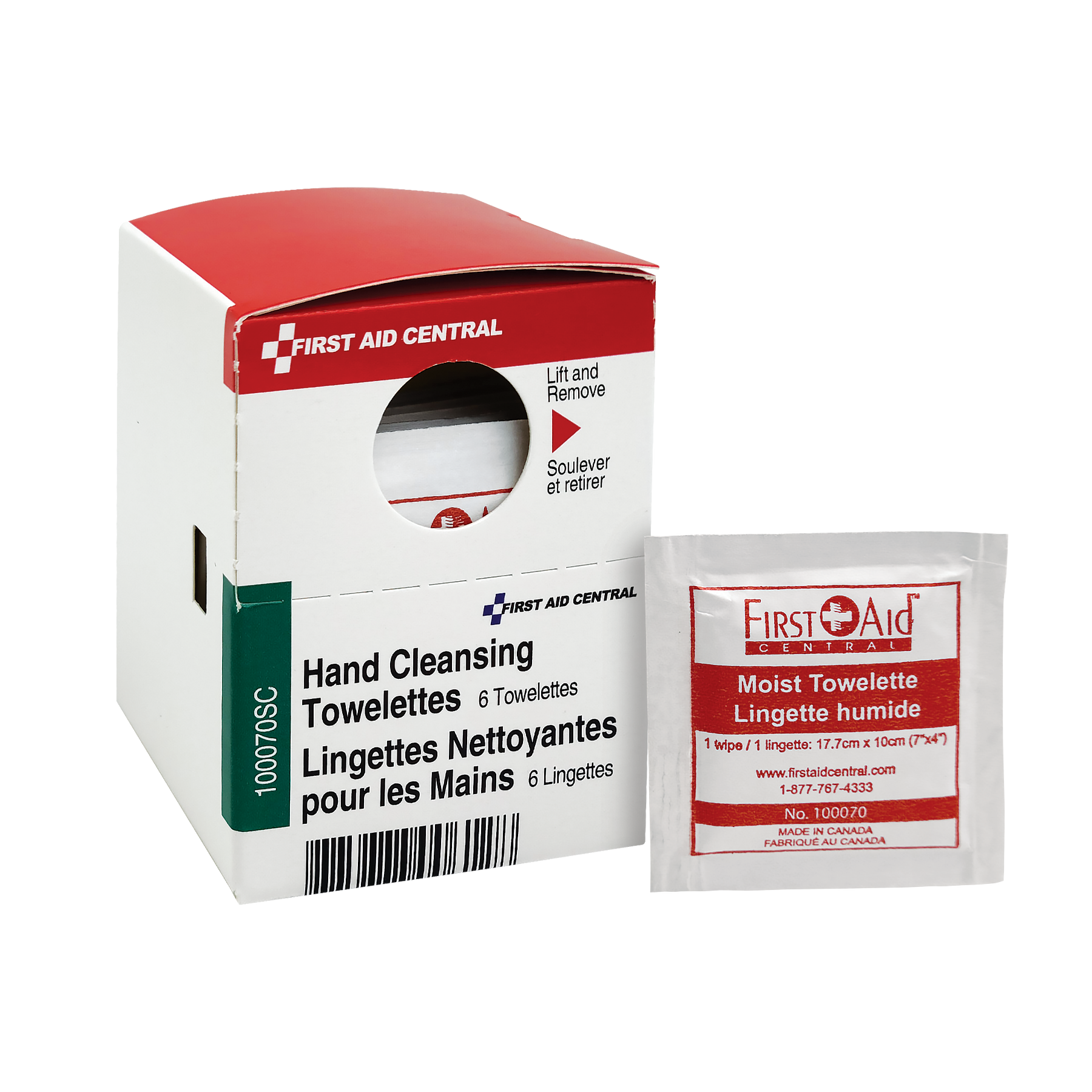 Hand Cleansing Towelettes, 6 per Box, SmartCompliance Refill – First ...