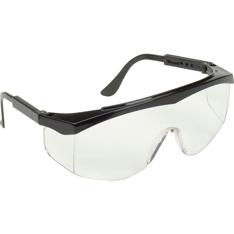 Safety Glasses (Black Frame) – First Aid Central