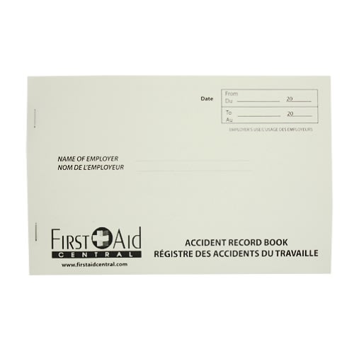 Accident Record Book – First Aid Central
