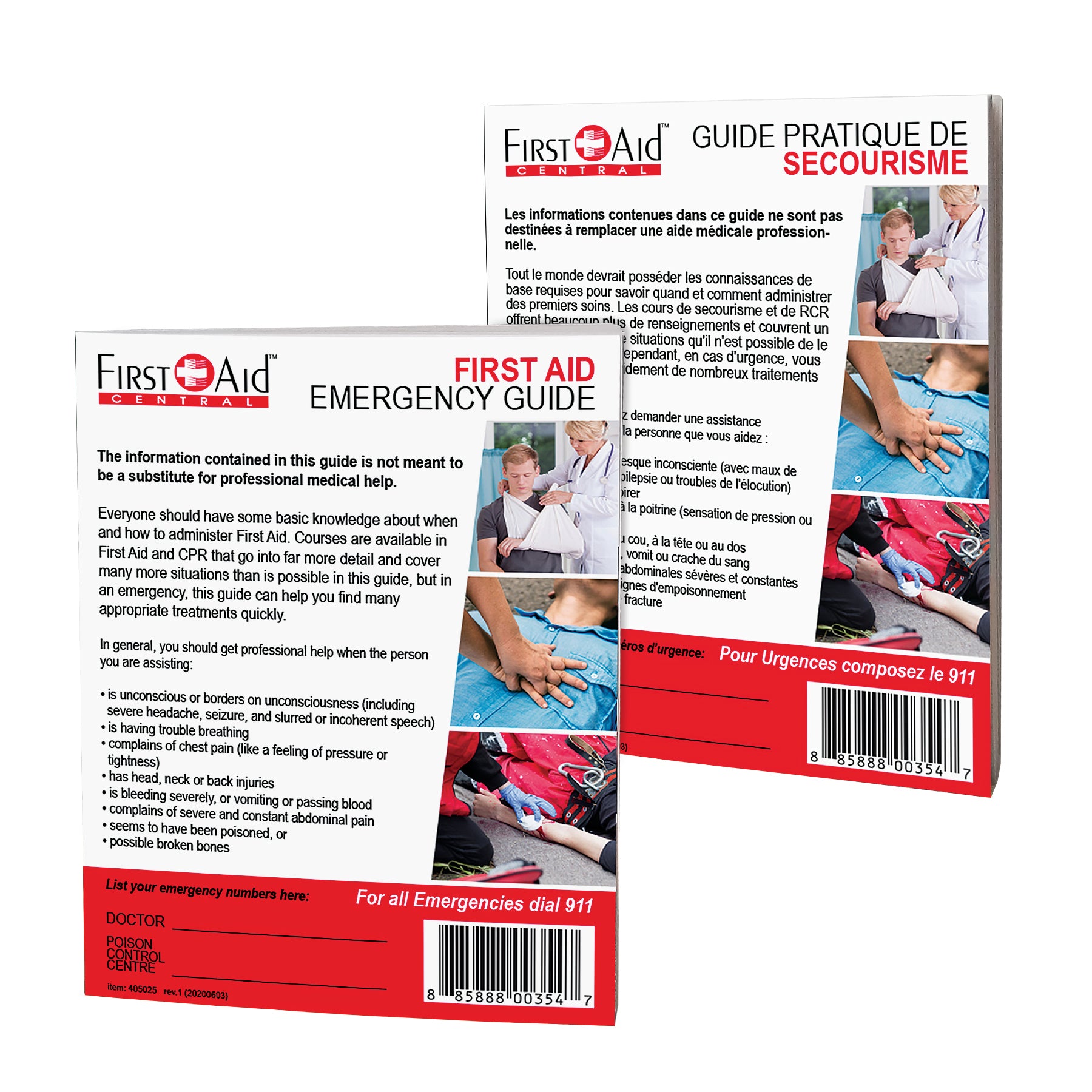 First Aid Guide (EN/FR) – First Aid Central