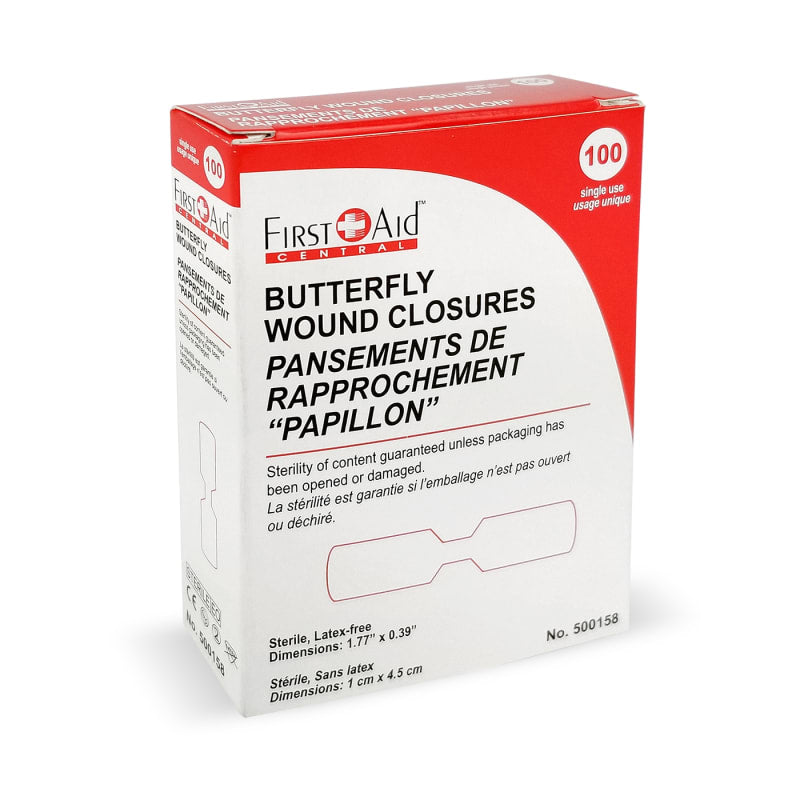 Butterfly Wound Closures Medium (100) – First Aid Central