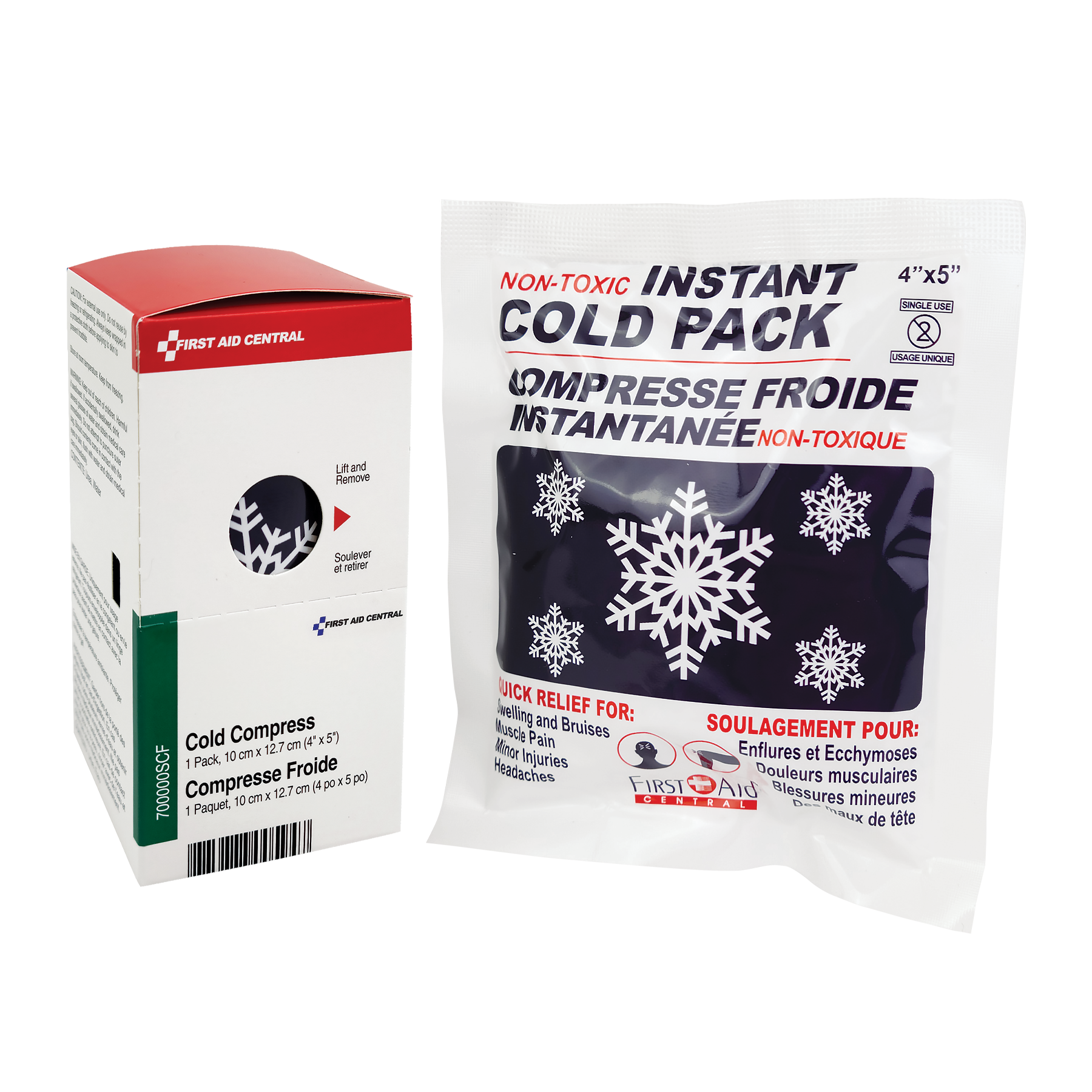 Cold Pack, Instant, 1 per Box, (F), SmartCompliance Refill – First Aid ...