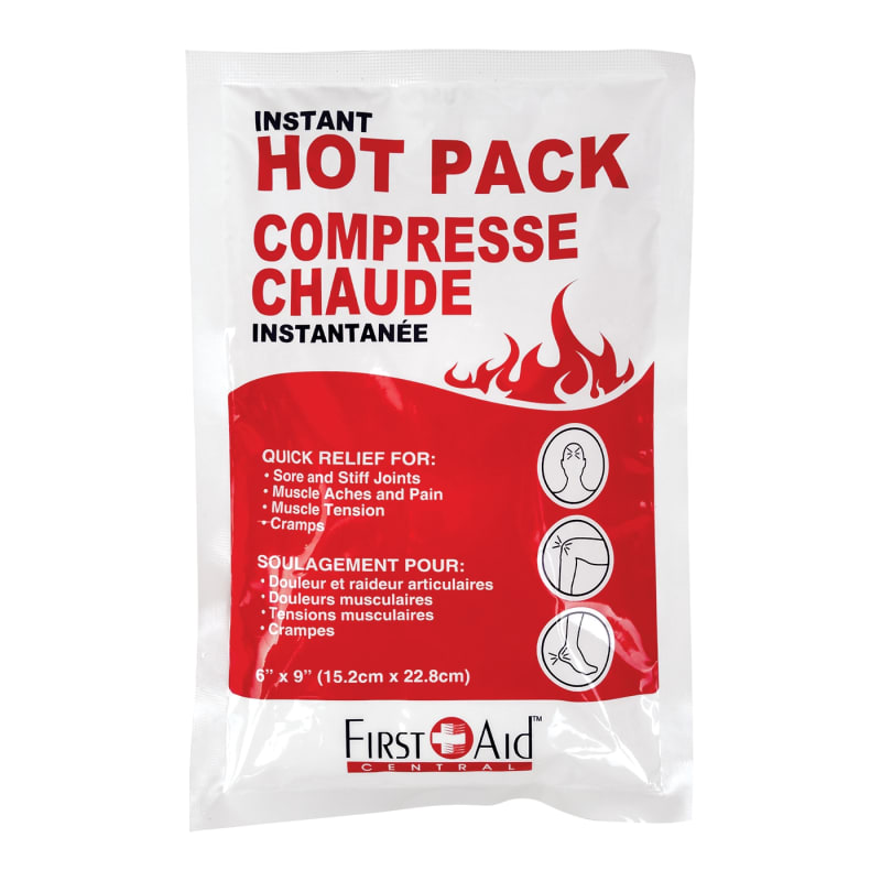 Instant Hot Compress - 6" x 9" – First Aid Central