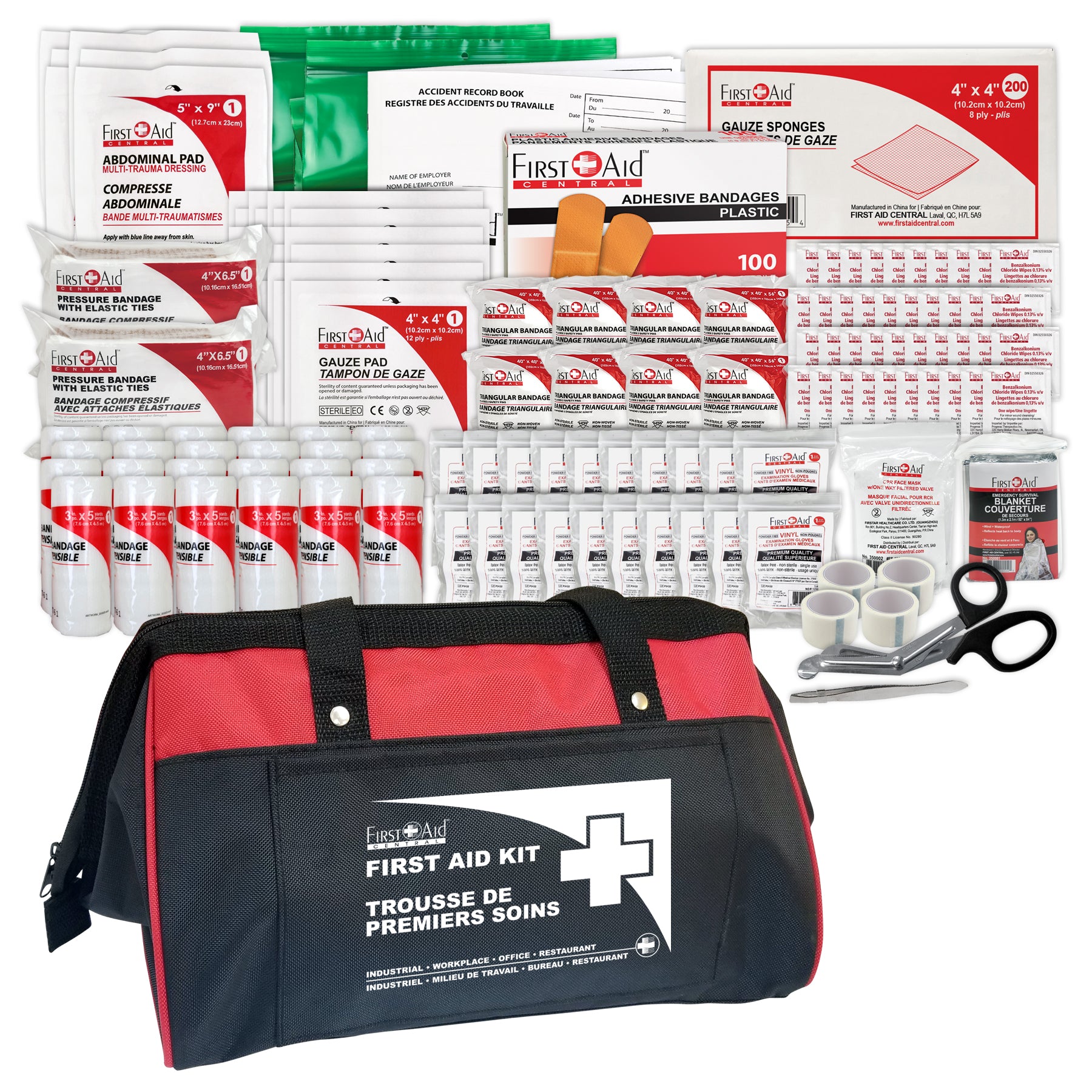 Federal "Type C" First Aid Kit and Refill – First Aid Central