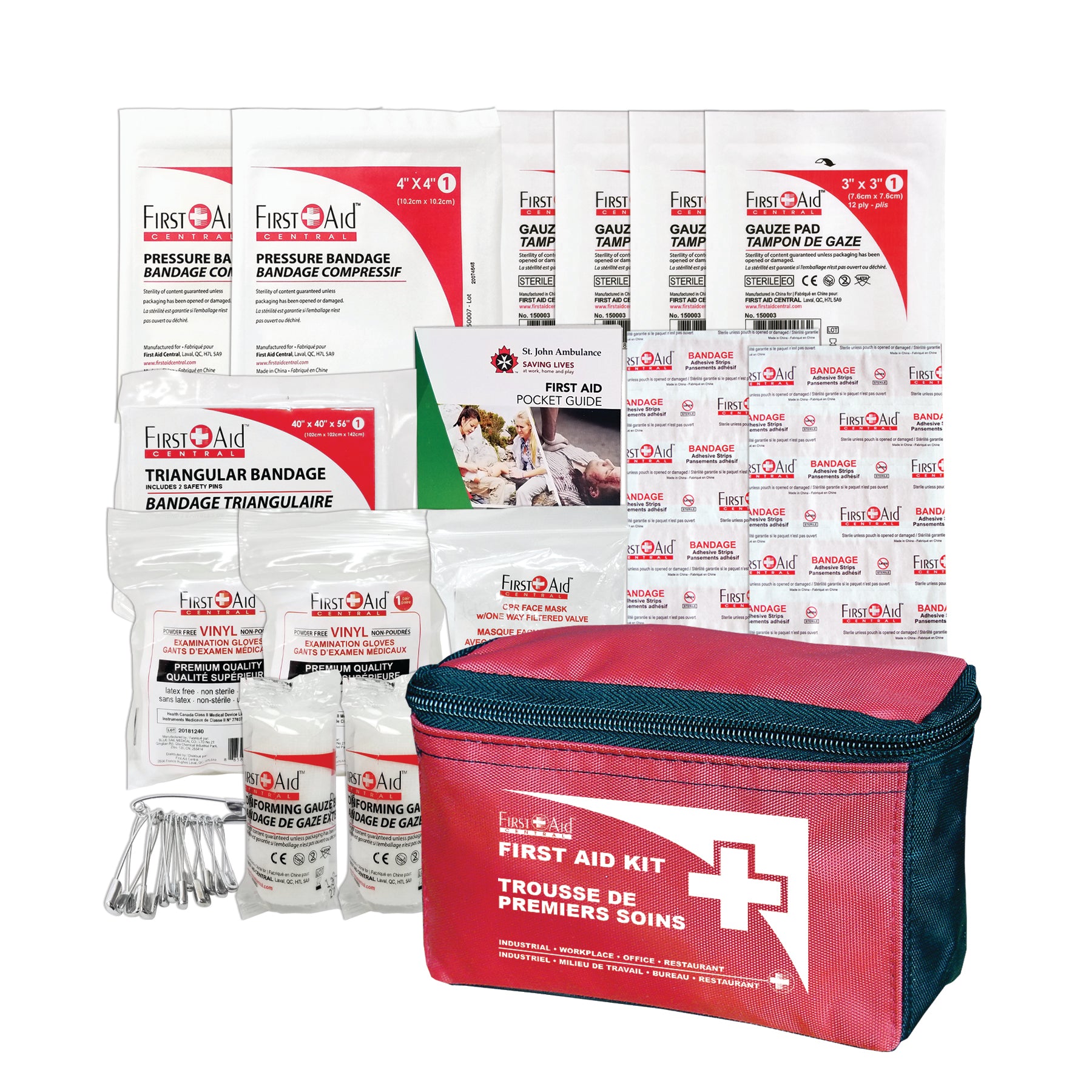 Ontario Section 8 First Aid Kit and Refill - (1-5 Employees) – First ...