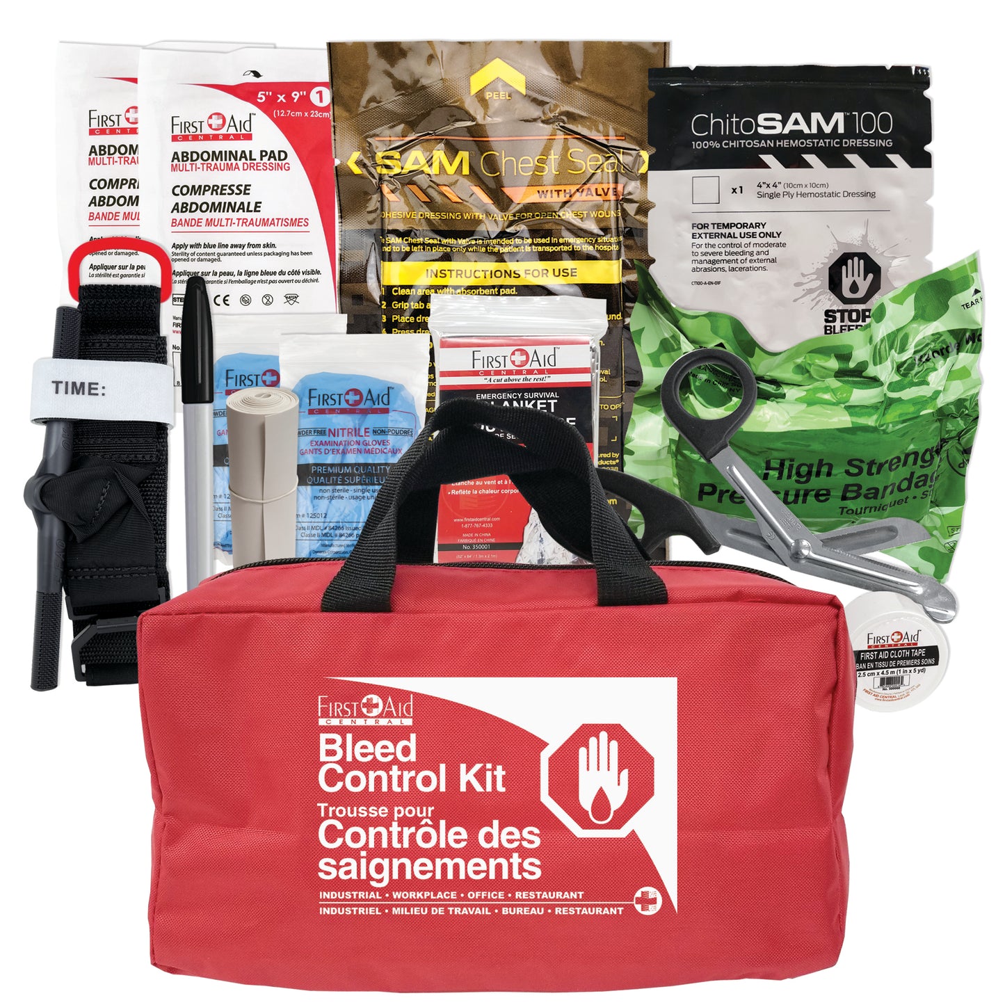 Bleed Stop Kit - Deluxe – First Aid Central