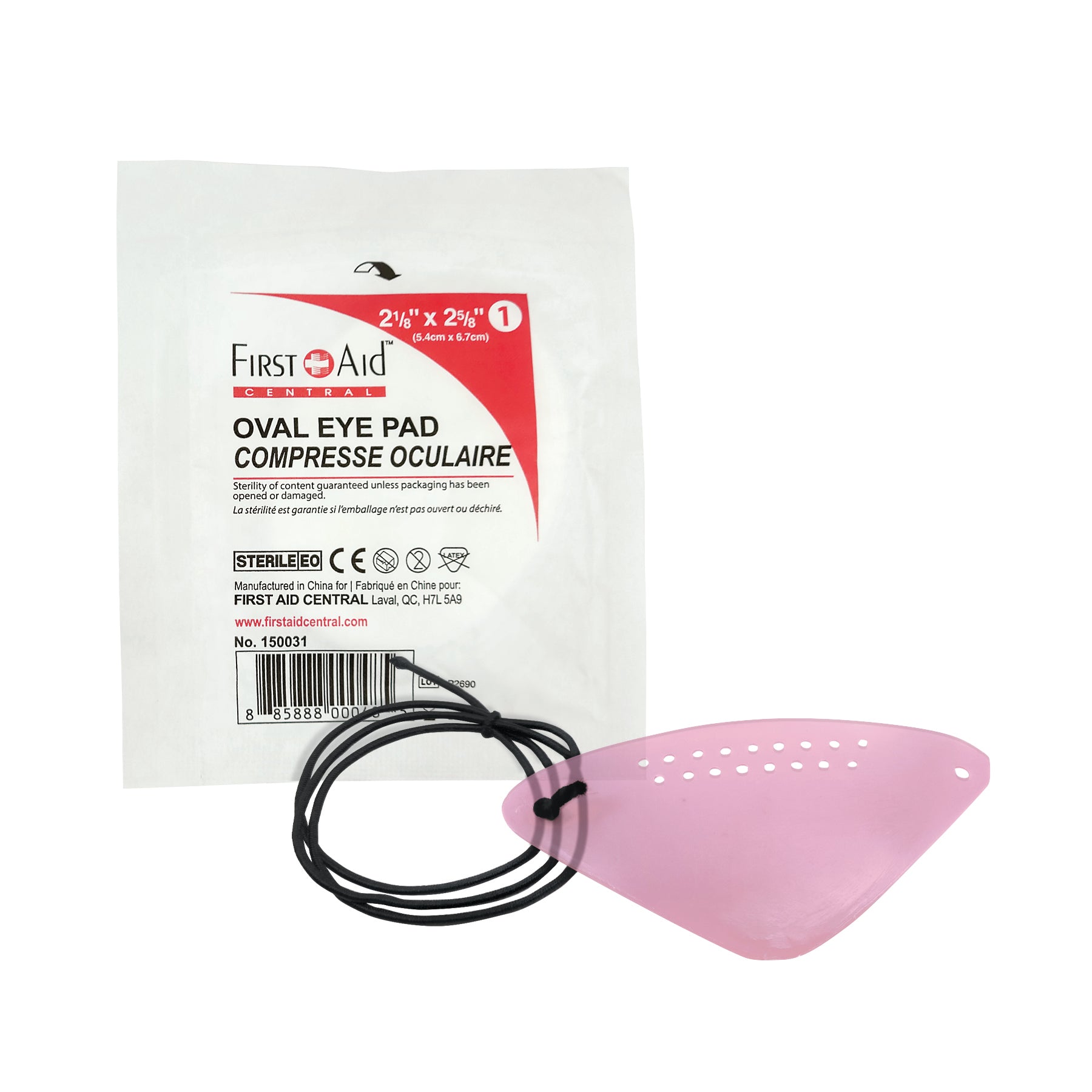 Eye Dressing Pad, and Eye Shield, 1 Set per Bag, SmartCompliance Refil ...