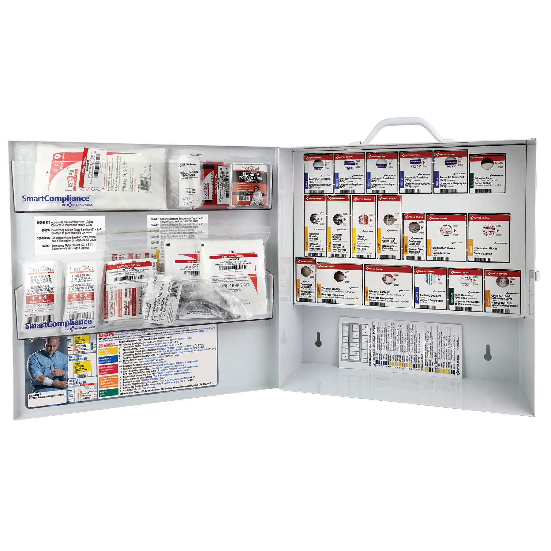 SmartCompliance® 26-50 Workers Type 2 Basic Medium First Aid Kit - Met ...